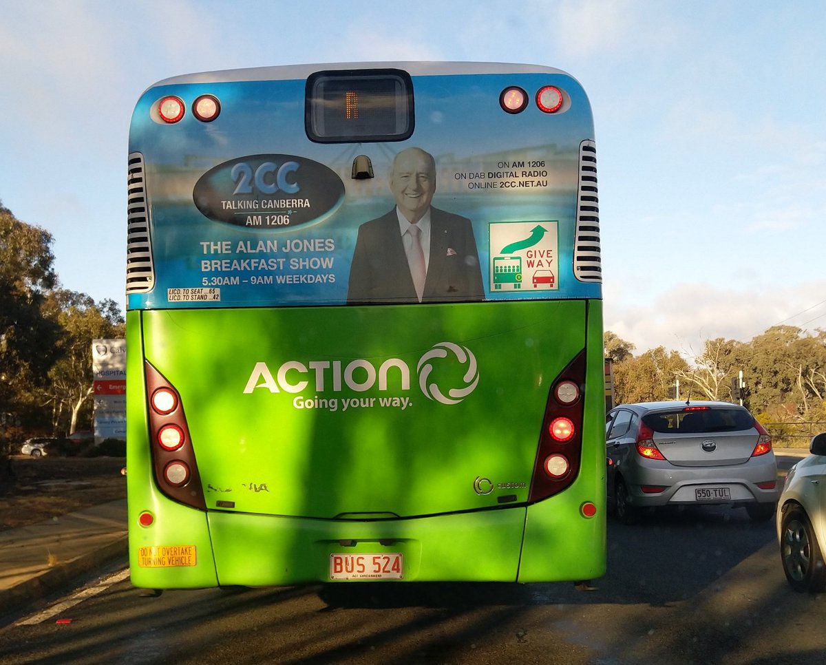 Alan Jones to stay on Canberra’s public buses | ACT Greens