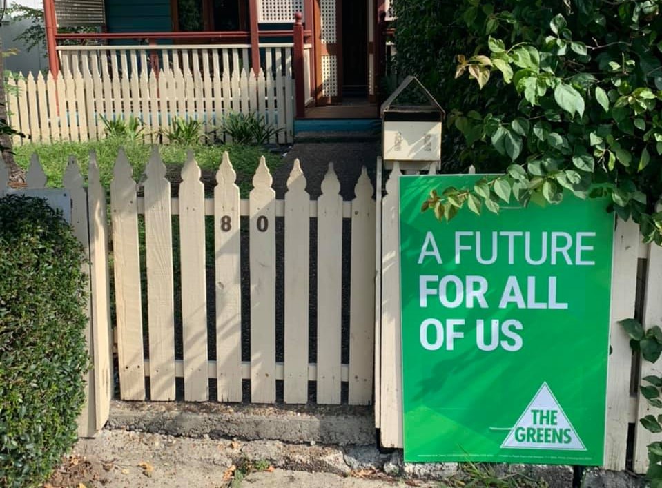 Queensland Yard Sign | Queensland Greens