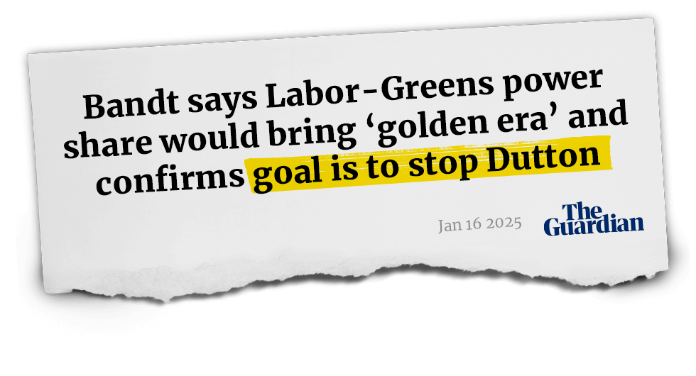 Change Starts With Your Vote | Australian Greens
