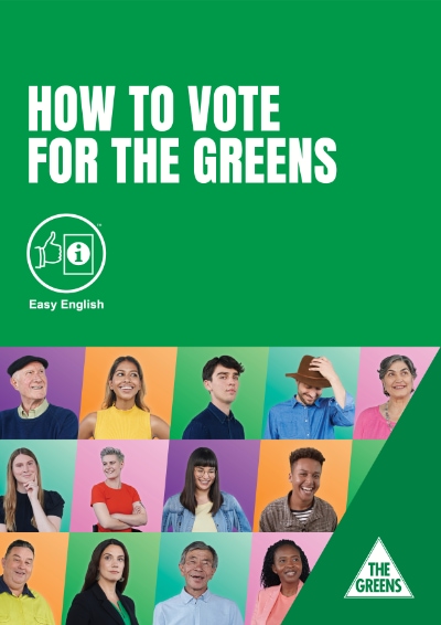 Easy English - How to Vote for the Greens | Australian Greens